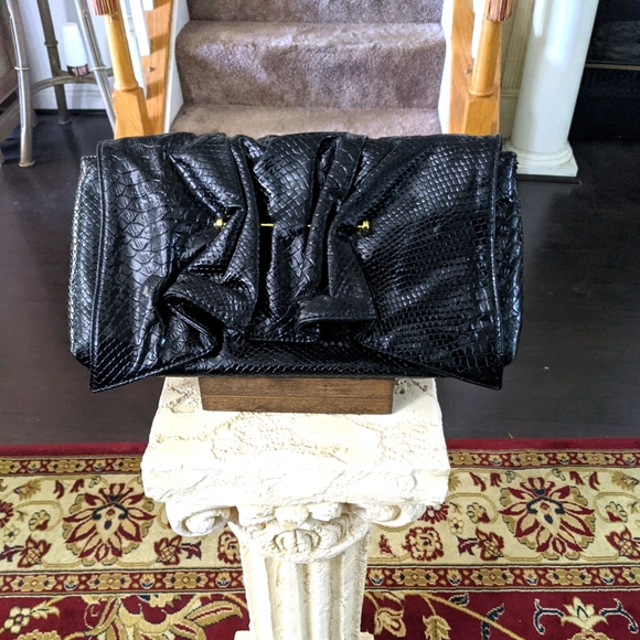 CL by Laundry | Bags | Cl By Laundry Black Clutch Purse | Poshmark